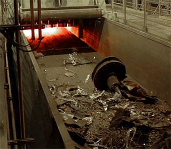 Slipstick Horizontal Motion Industrial Conveyor for Foundry Industry