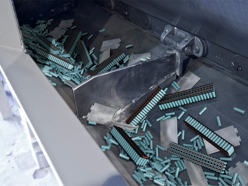Lithium Ion Battery Recycling | Conveyor Systems